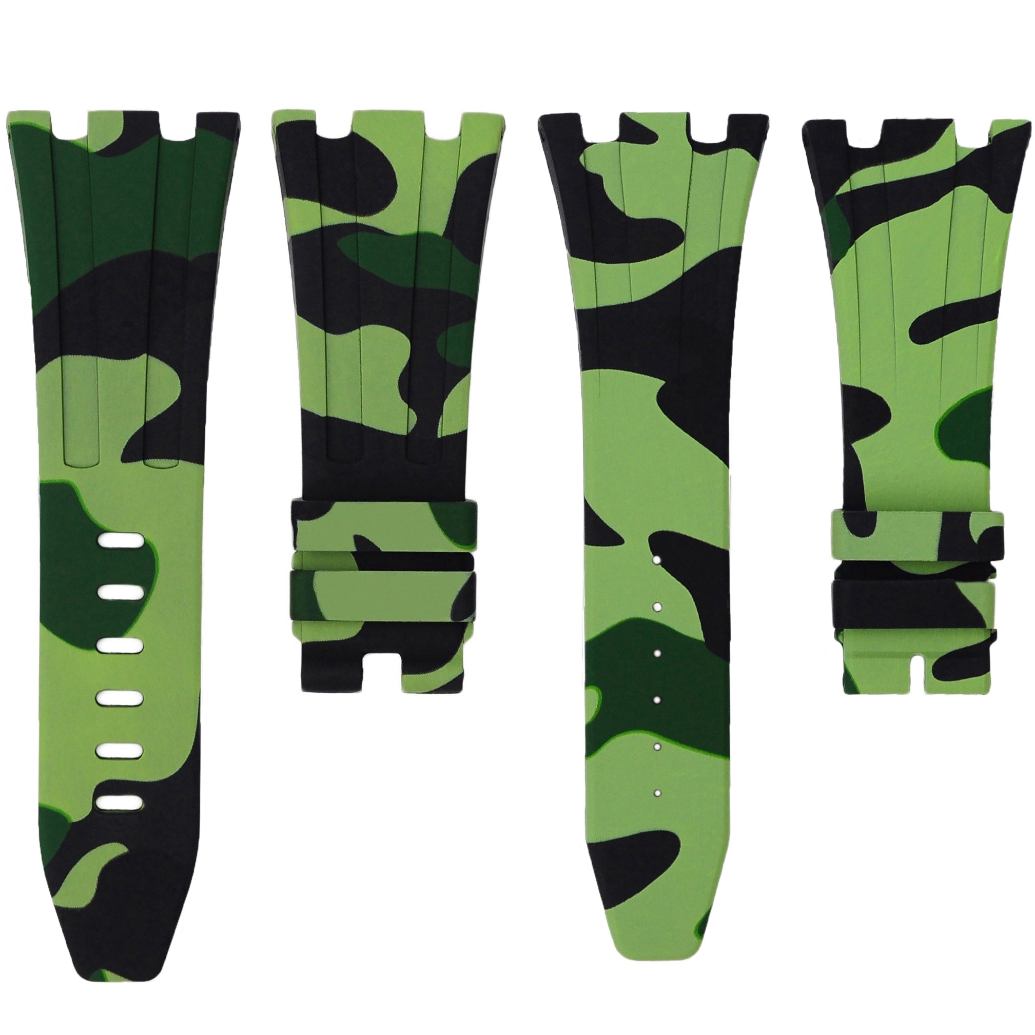 Green Camouflage Rubber Strap Deployant 42mm – Timepiece360