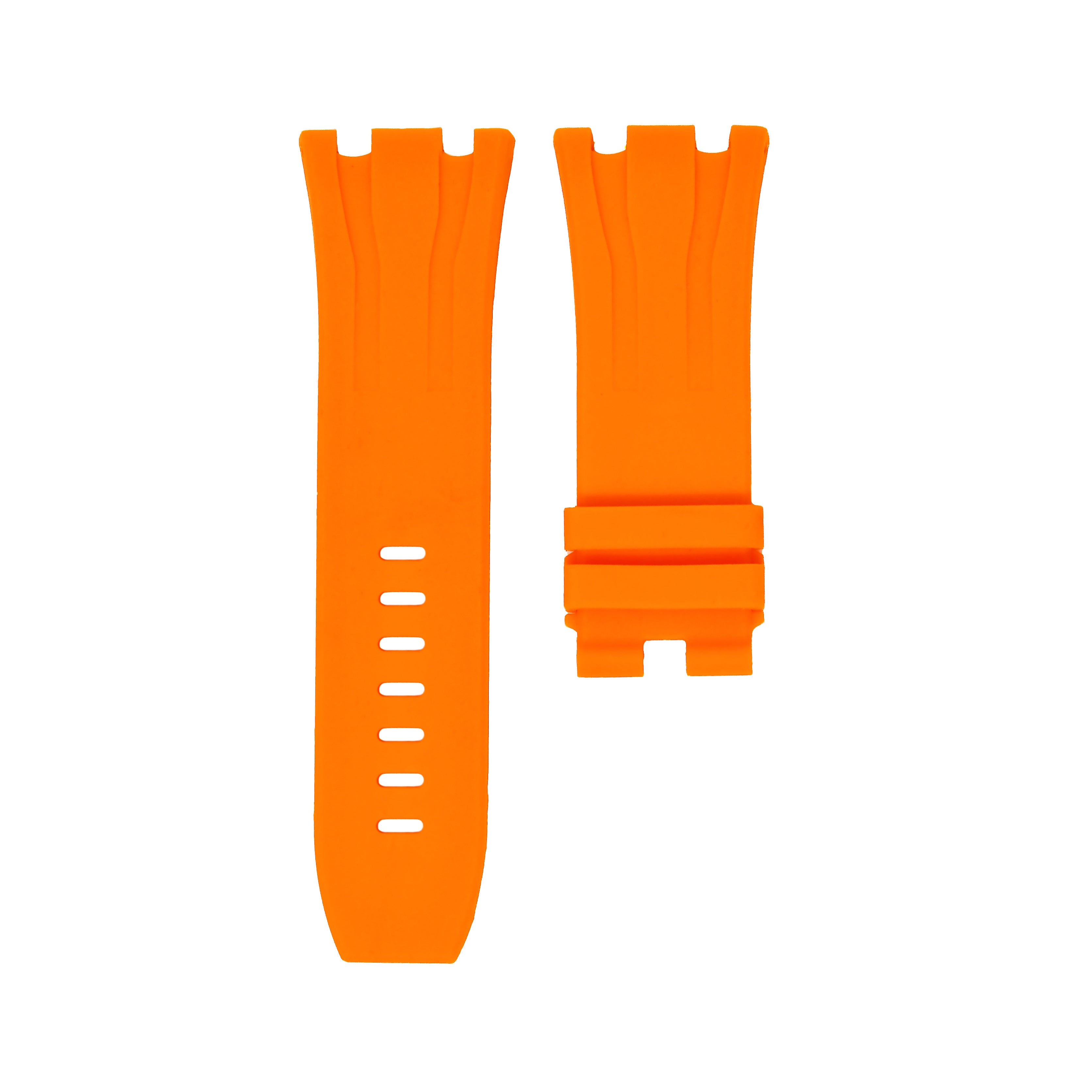 Tangerine Orange Rubber Strap 44mm – Timepiece360